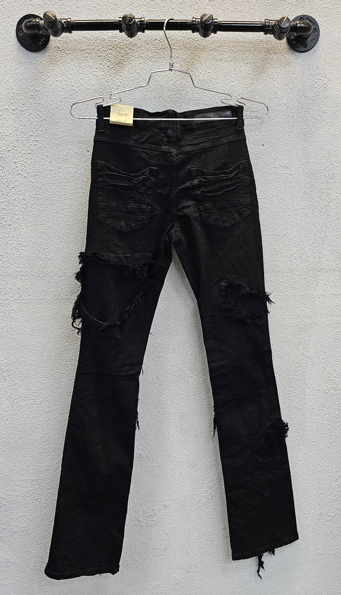 Taker Rip Stack Jeans – Jeanius Closet