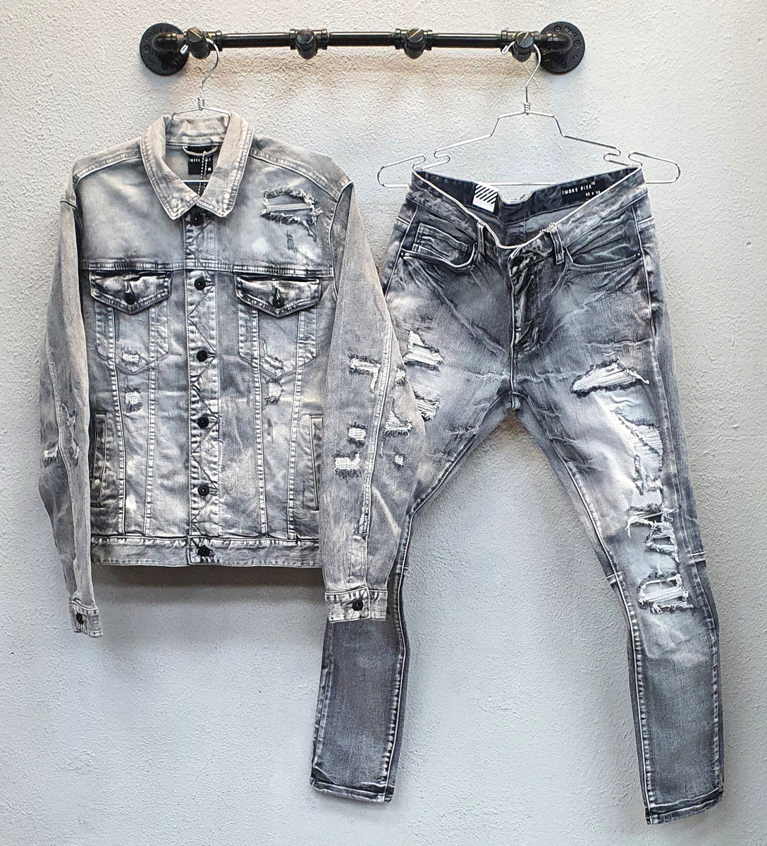 Smoke Rise JP23104 Jeans, Union Grey – Jeanius Closet